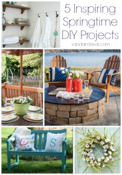 5 Inspiring Springtime DIY Projects - Sand and Sisal