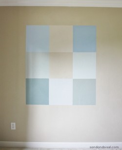 Color Block Family Gallery Wall - Sand and Sisal