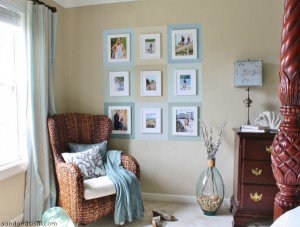 Color Block Family Gallery Wall - Sand and Sisal