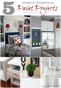 5 Simple Paint Projects - Feature Friday - Sand and Sisal